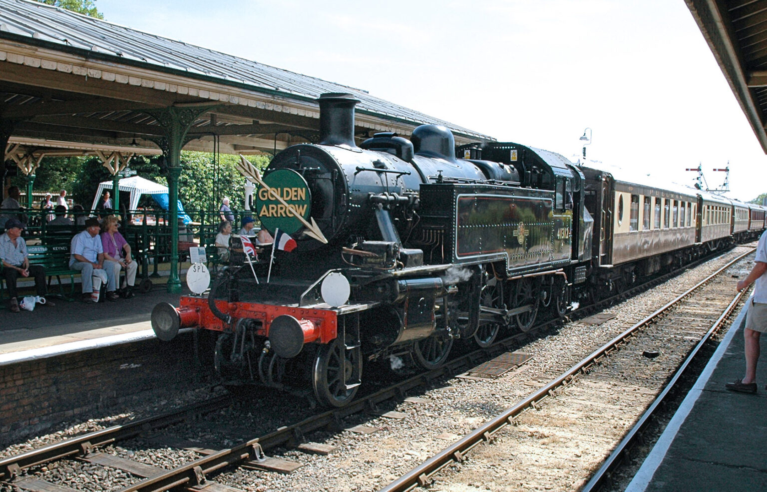 BR Standard Class 2 Tank 84030 - The Bluebell Railway in Sussex