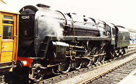 Locomotives on Static Display - The Bluebell Railway in Sussex