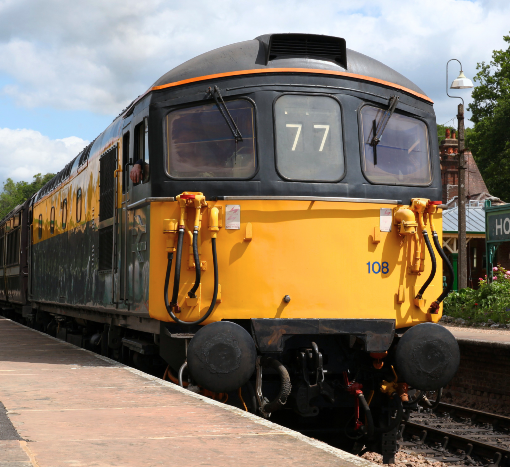 Class 33/1 33108 - The Bluebell Railway in Sussex